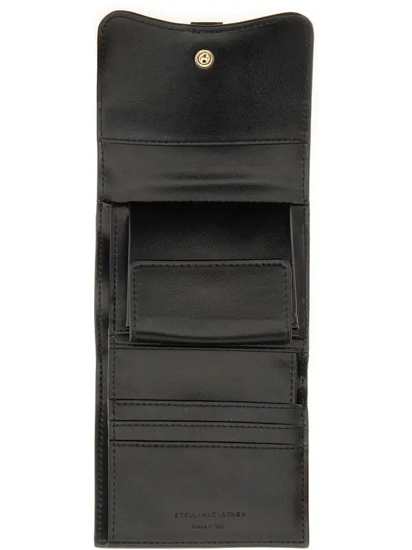 Stella McCartney Ryder Tri-fold" Wallet - Black