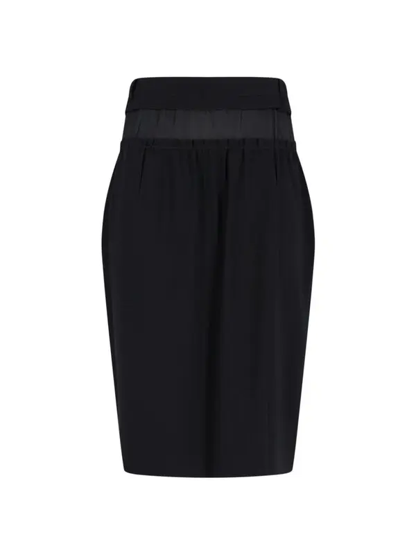MAISON MARGIELA Four Stitches Midi Skirt
