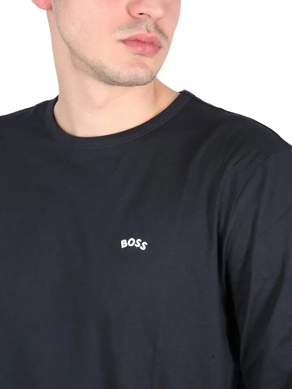 BOSS T-shirt With Logo - Blue