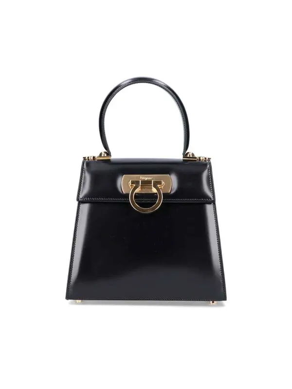 FERRAGAMO Gancini Top Handle Bag
