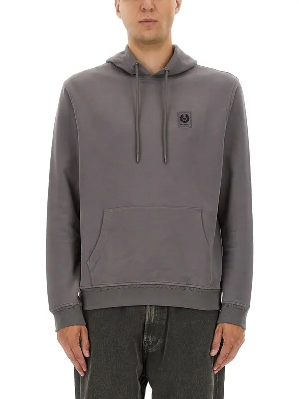 Belstaff Hooded Pullover - Grey