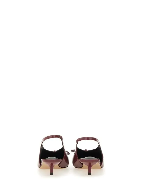 Jacquemus The “cubisto” Slingbacks - Bordeaux