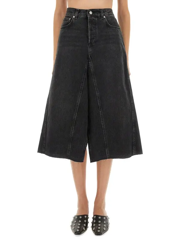 HAIKURE Stacy Midi Skirt - Black
