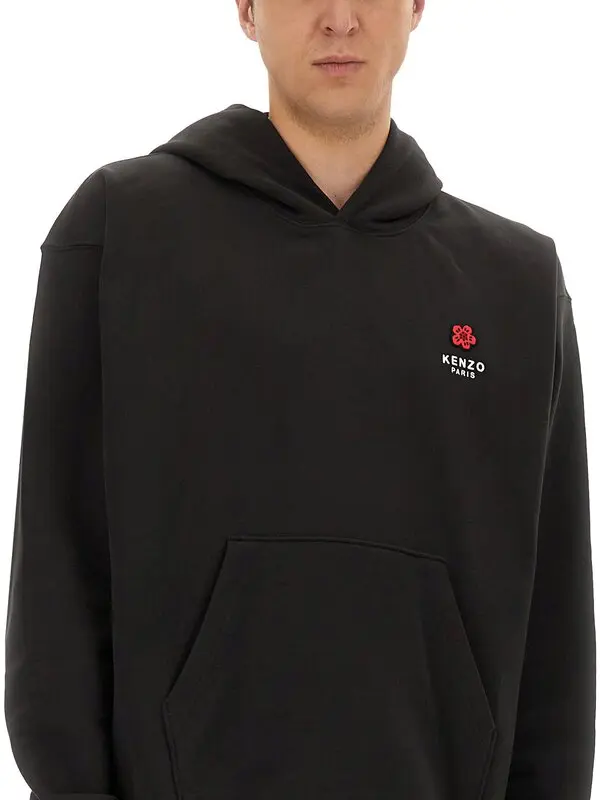 Kenzo Hooded Oversized Sweatshirt - Black