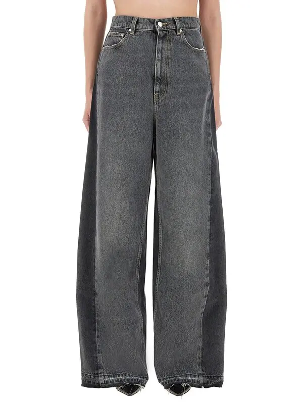Stella McCartney Wide Leg Jeans - Black