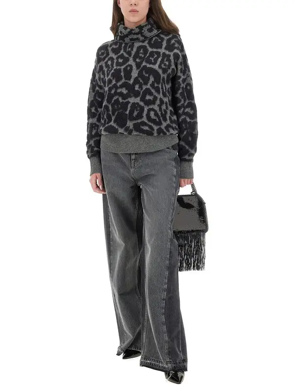 Stella McCartney Wide Leg Jeans - Black