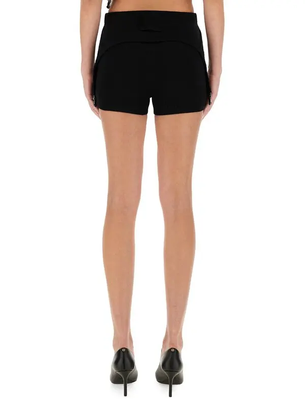 JEAN PAUL GAULTIER Mini 'the Garter' Shorts - Black
