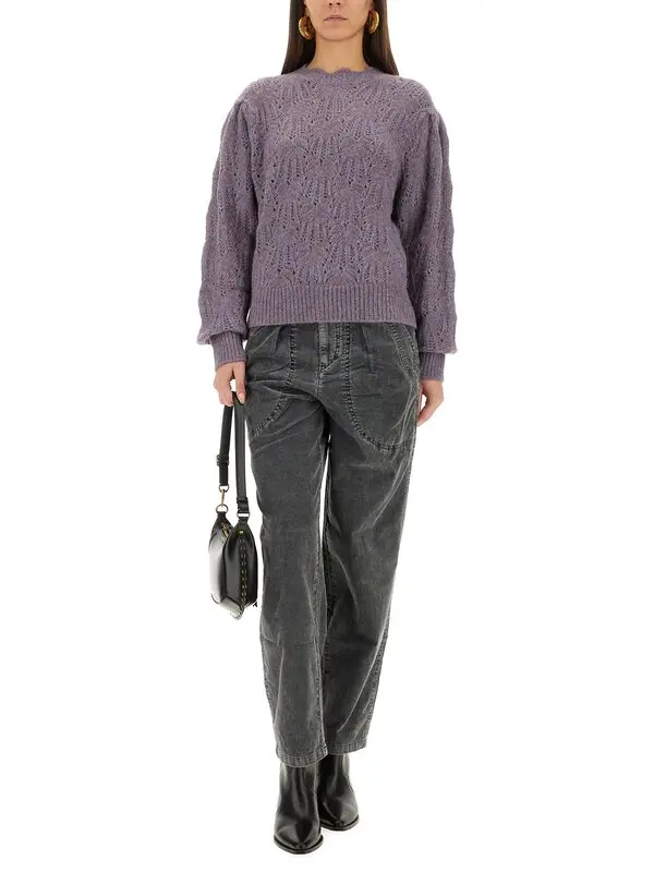 MARANT ETOILE Celestine Sweater - Purple