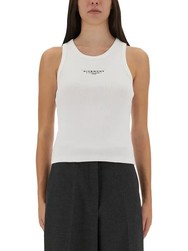 Givenchy Slim Tank Top With Logo