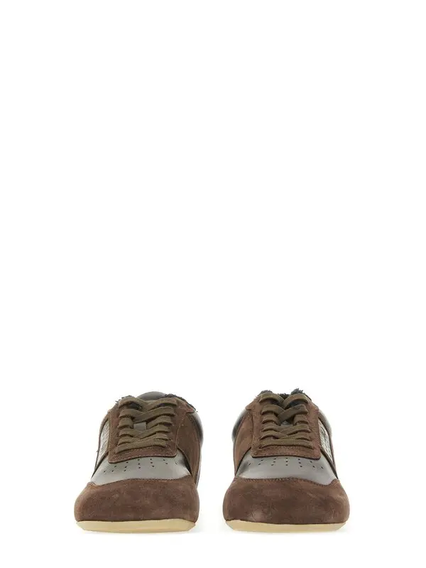 MAISON MARGIELA Leather Sneakers - Brown