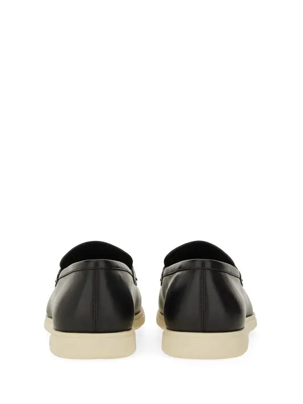 FERRAGAMO Gancini Moccasin - Black