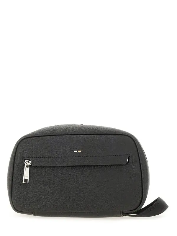 BOSS Beauty Case With Logo - Black