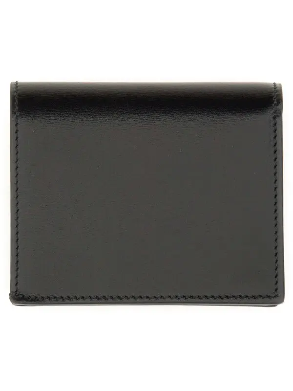 Alexander McQueen Wallet With Logo - Black