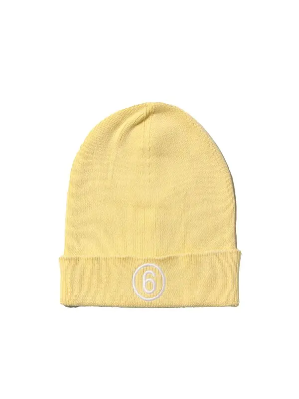 MAISON MARGIELA Logo Beanie - Yellow