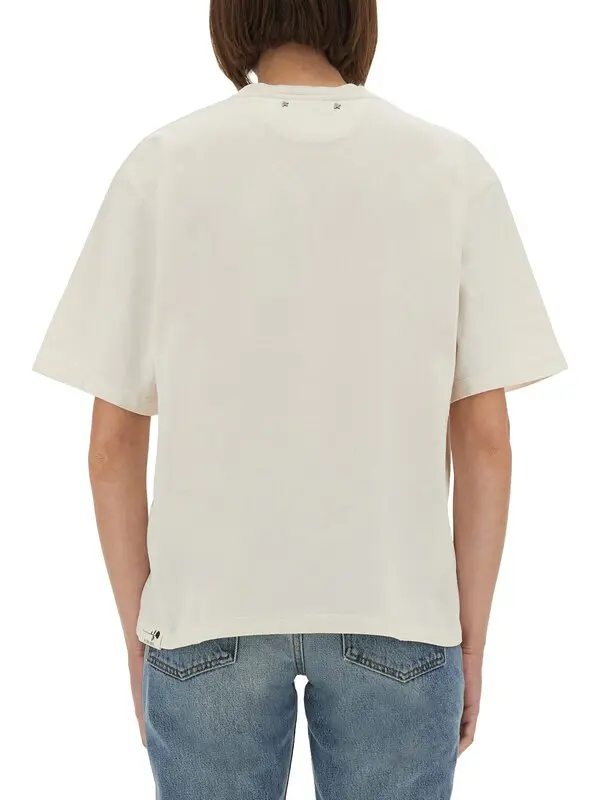 Golden Goose Journey' T-shirt With Print - White