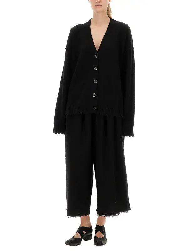 UMA WANG Cashmere Cardigan - Black