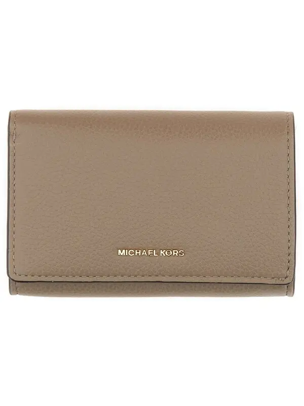 Michael Kors Leather Wallet - Dove