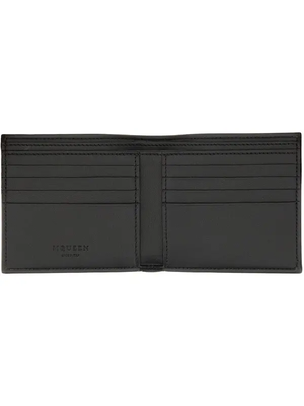 Alexander McQueen Bifold Wallet "the Skull - Brown