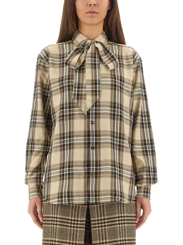 Saint Laurent Cassandre Lavallière Shirt