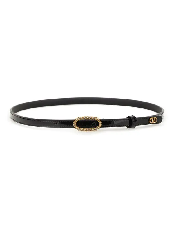 Valentino Garavani Leather Belt - Black