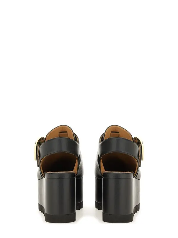 Stella McCartney Elyse Sandal With Platform - Black