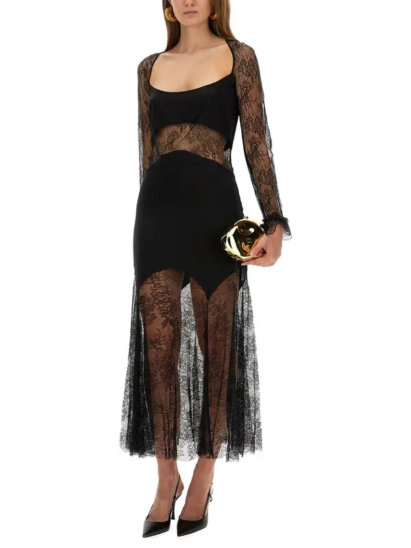 Nina Ricci Long Lace Dress