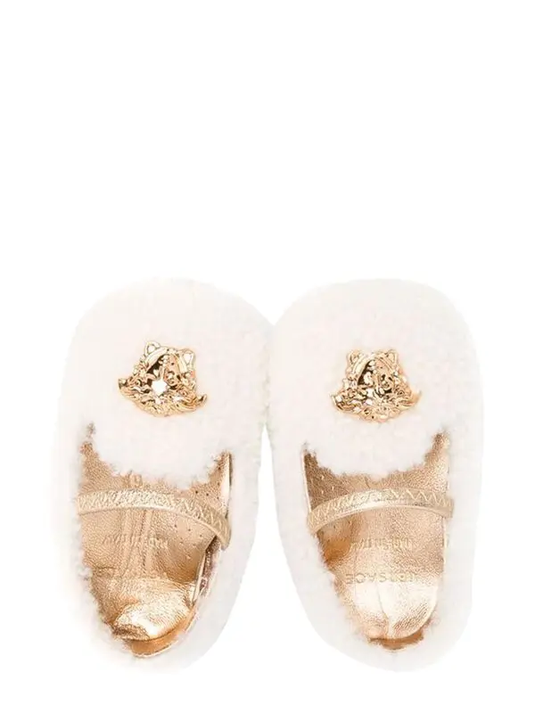 Versace Ballerine Medusa Shearling