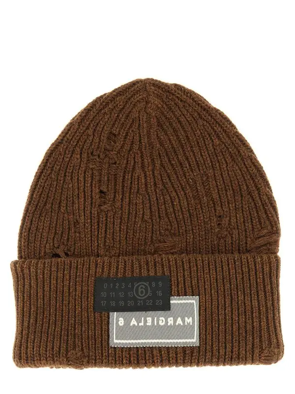 MAISON MARGIELA Beanie - Brown