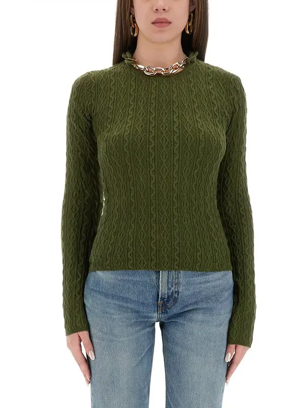 Rabanne Wool Jersey - Green