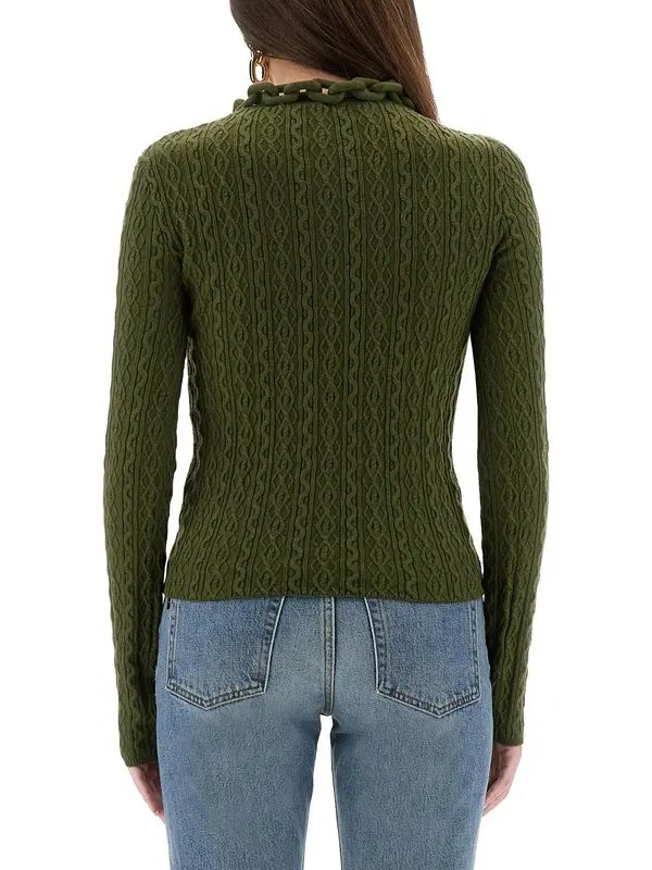 Rabanne Wool Jersey - Green