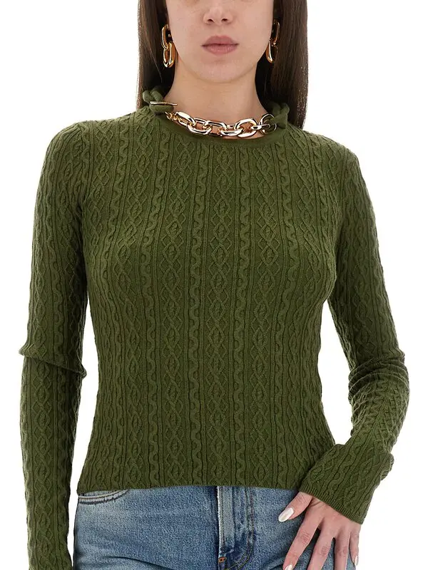 Rabanne Wool Jersey - Green