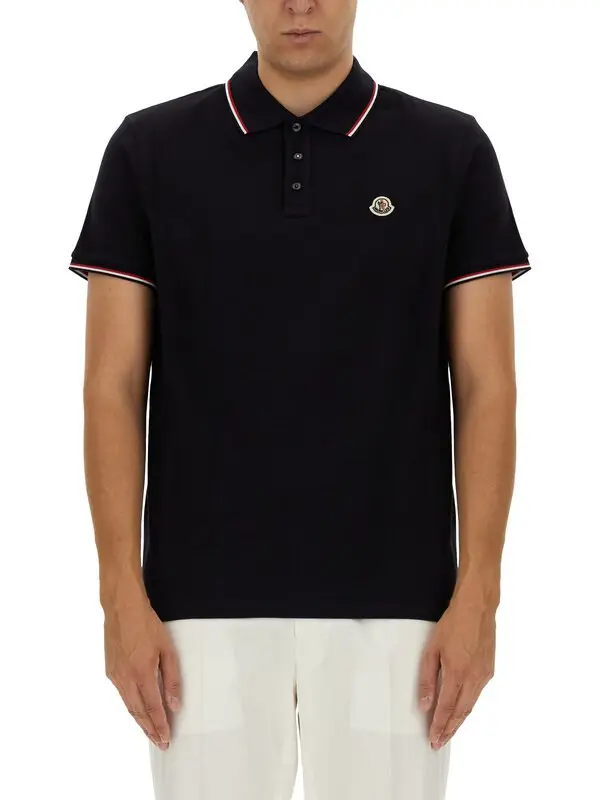Moncler Polo With Logo
