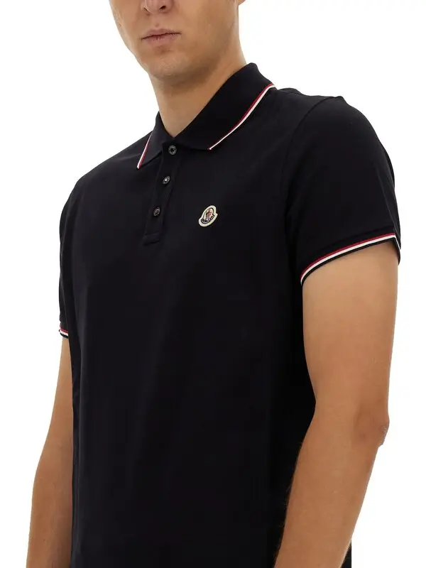 Moncler Polo With Logo
