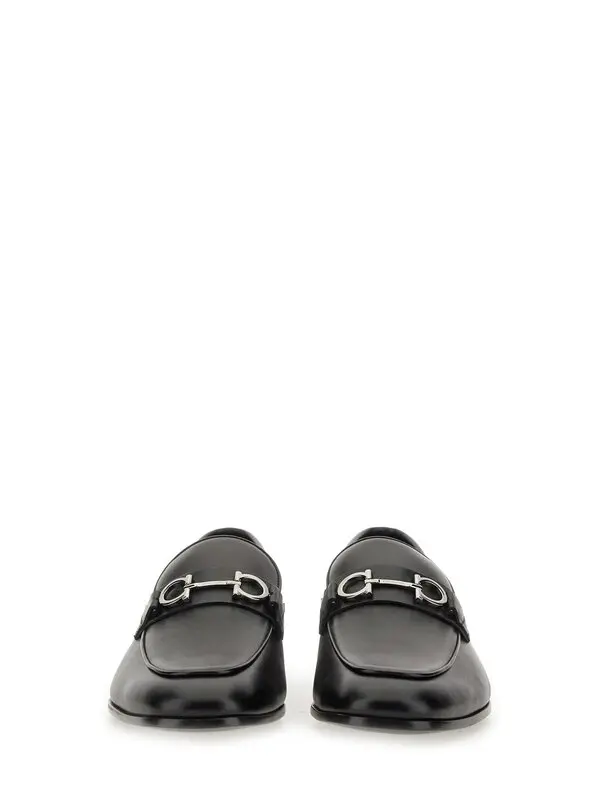 FERRAGAMO Mocassin Gancini - Black