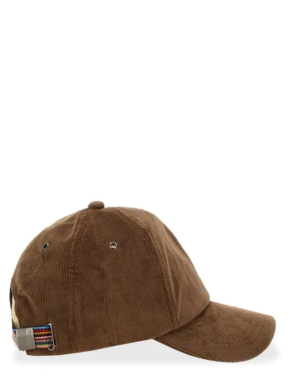 Paul Smith Cotton Baseball Cap - Brown