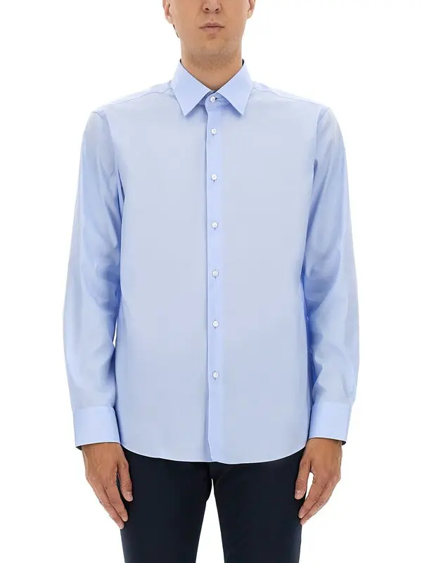 BOSS Poplin Shirt - Baby Blue