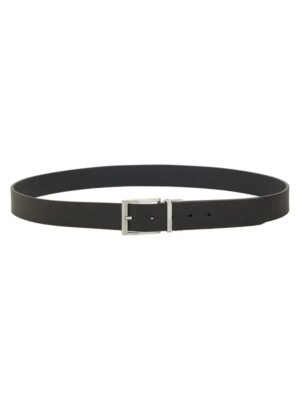 BOSS Reversible Leather Belt - Black