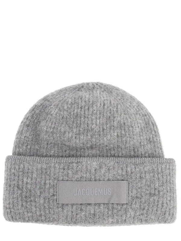 Jacquemus Grossgrain Cap - Grey