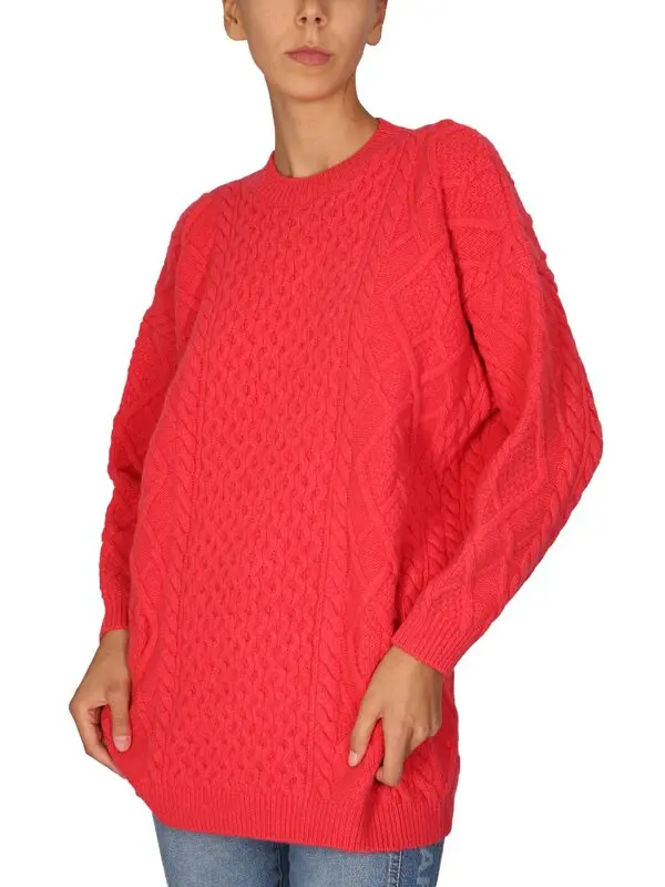 Stella McCartney Wool Crew Neck Sweater - Red