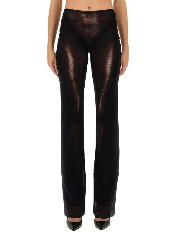 JEAN PAUL GAULTIER Pants With "body Dust" Print - Brown