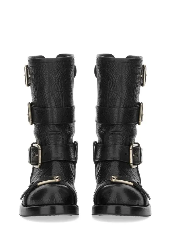 Dolce & Gabbana Leather Mid-calf Boots