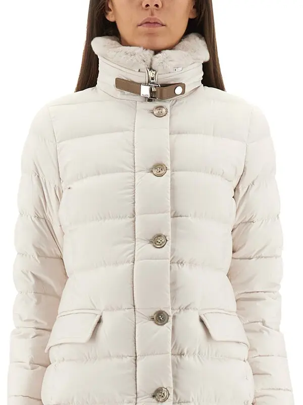 MOORER Padded Jacket - Ivory
