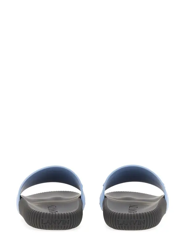 LANVIN Sandalwood Arpege Slides - Azure