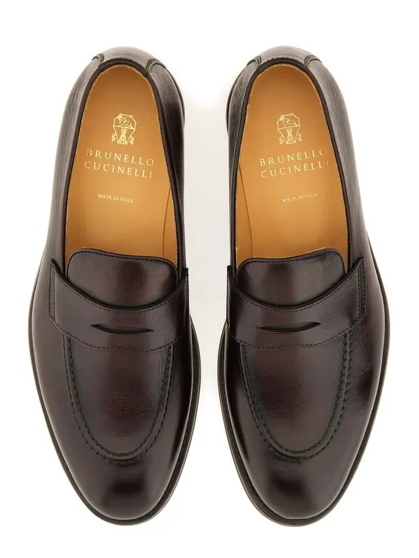 Brunello Cucinelli Leather Loafer