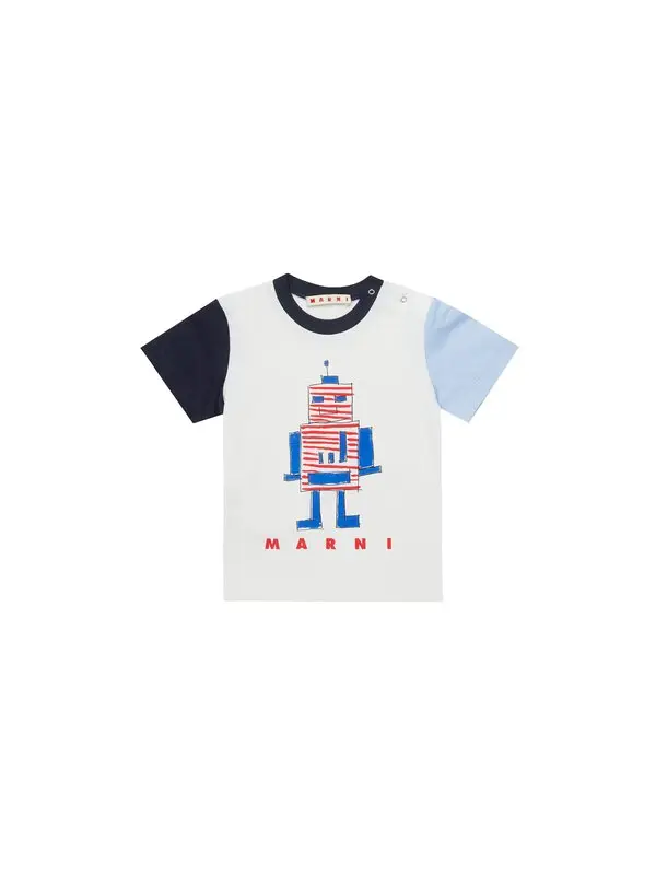 Marni T-shirt With Graphic - Multicolour