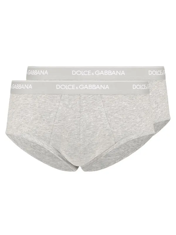 Dolce & Gabbana Bi-pack Briefs "brando - Grey