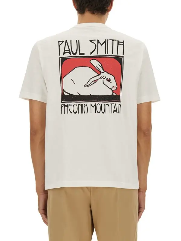 Paul Smith T-shirt With Print - White