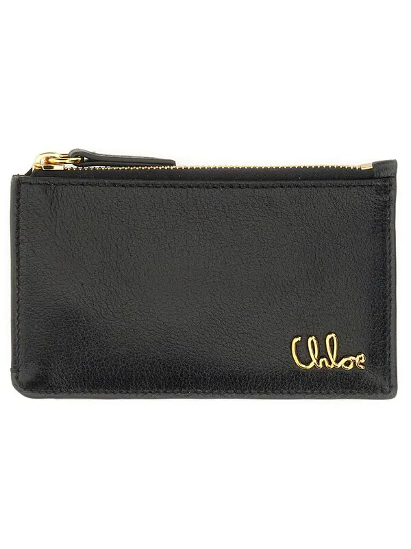 Chloé Iconic" Coin Purse - Black