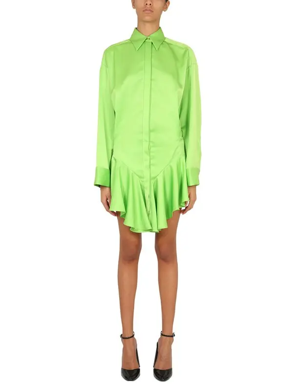 Attico Candice Mini Dress - Green
