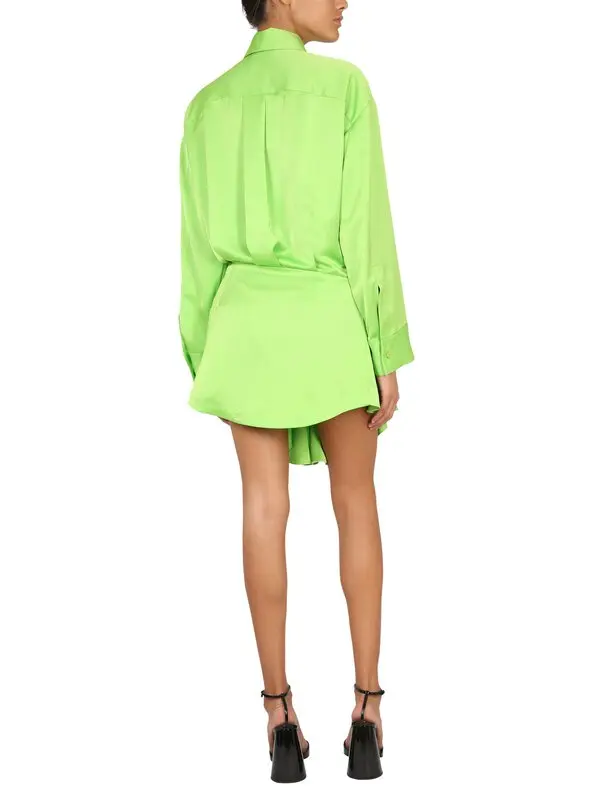 Attico Candice Mini Dress - Green